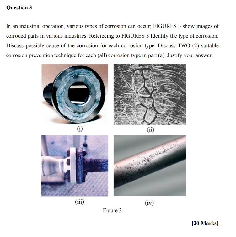 SOLVED: Question 3 In an industrial operation, various types of ...