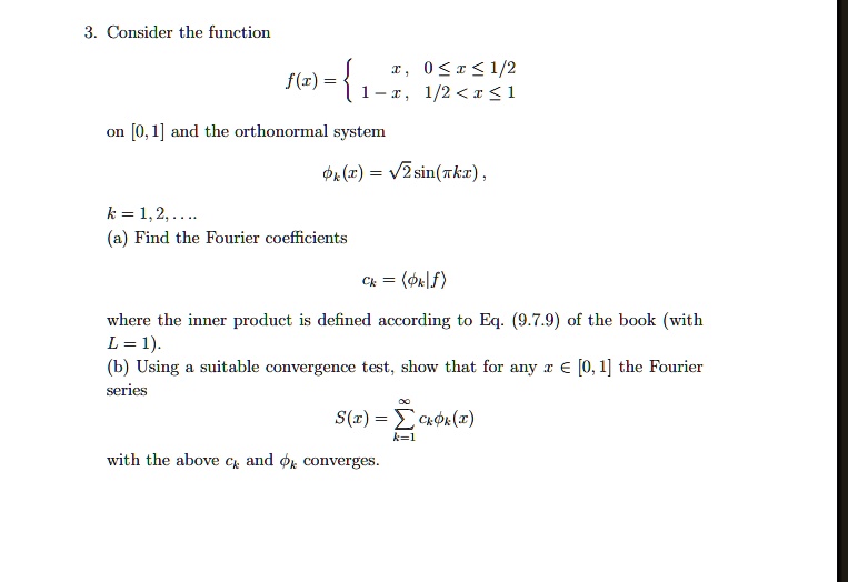 SOLVED: Consider the function f(z) = 1-√(z) (1)/(2)