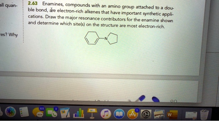 all quan 263 enamines compounds with an amino group attached t0 ble ...