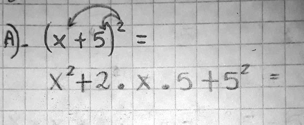 Solved °actividad° Desarrolar Los Siguientes Cuadrados Alguien Me