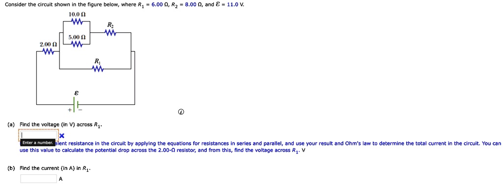 SOLVED: Consider the circuit shown the fiqure Deiow; where 6.00 8,00 and € = 11.0 V [0.0 4L W 5 ...