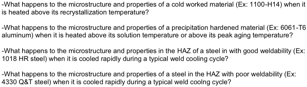 What happens to the microstructure and properties of a cold-worked ...
