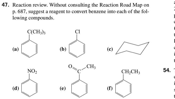 SOLVED:47 . Reaction review: Without consulting the Reaction Road Map ...