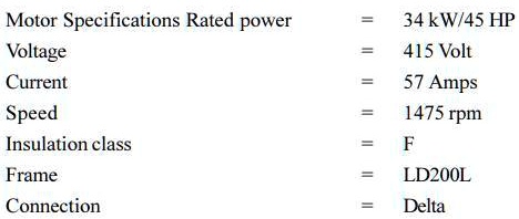 SOLVED: 'Calculate motor full load efficiency and full load power factor.'