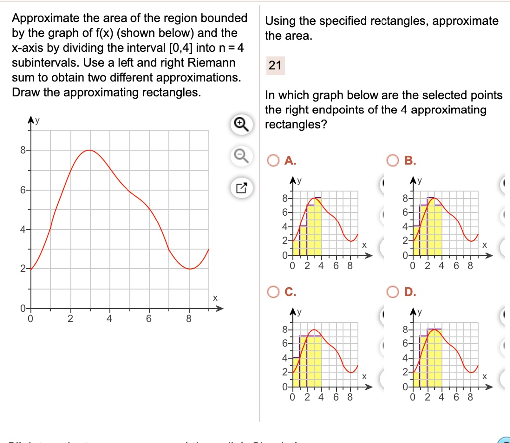 Solved Approximate The Area Of The Region Bounded Using The Specified