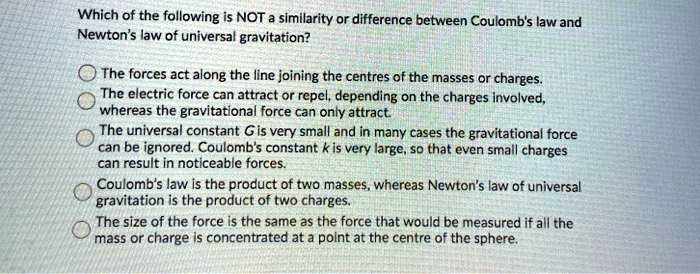 Which of the following is NOT a similarity or difference between ...