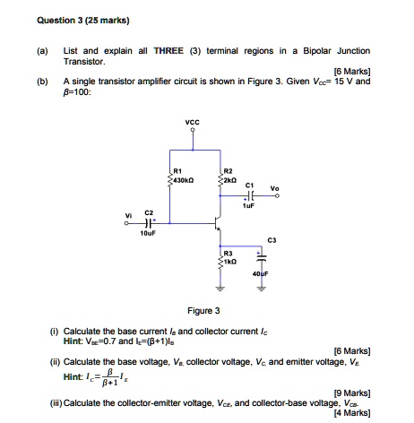 SOLVED: Please provide the clearly answer... Question 3 (25 marks) (a ...