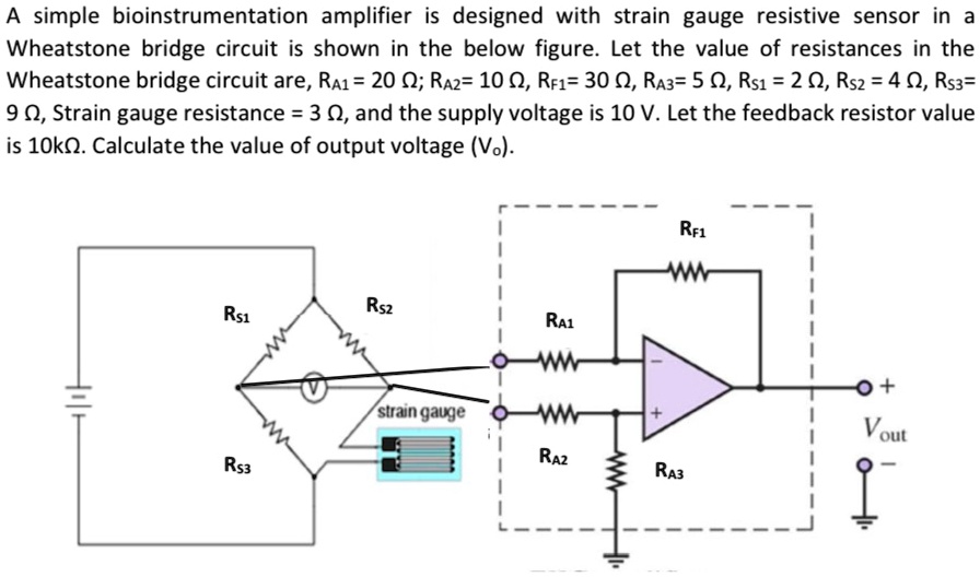 A simple bioinstrumentation amplifier is designed with strain gauge ...