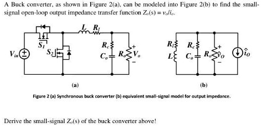 SOLVED: A Buck converter, as shown in Figure 2a, can be modeled into ...