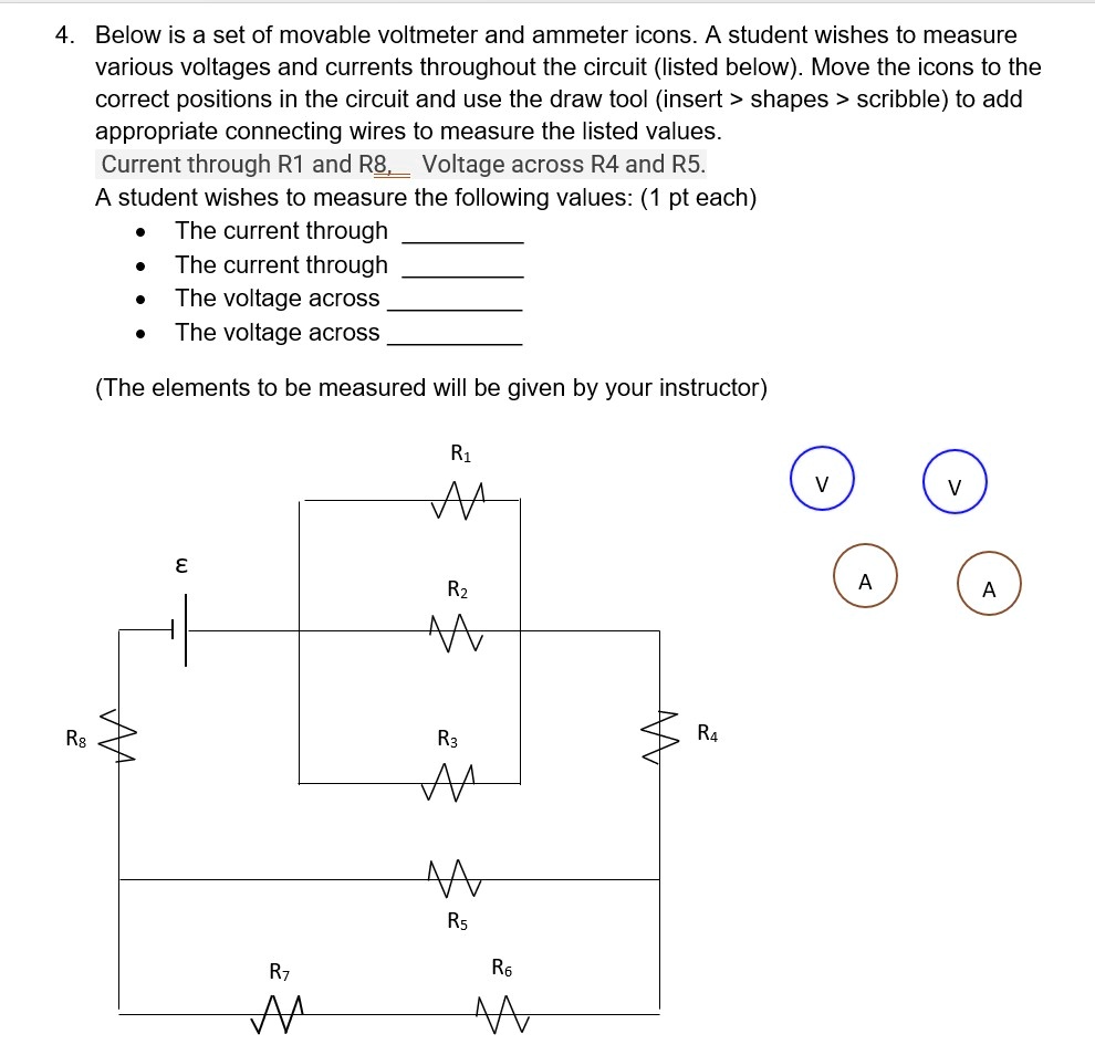 SOLVED: a) The voltage across R1 is (greater than, less than, equal to) the voltage across R3 ...
