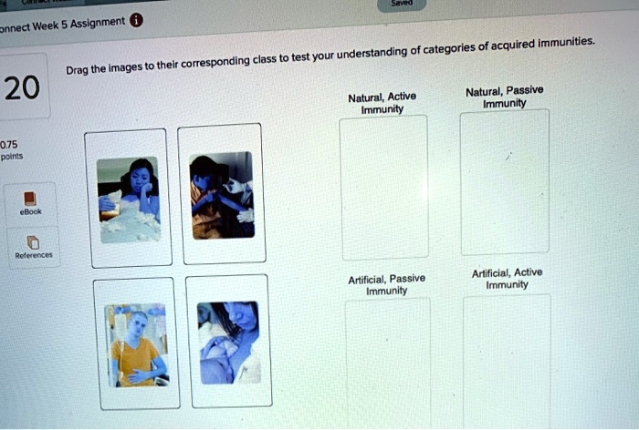SOLVED: onnect Week Assignment of categories of acqulred immunities ... SOLVED: onnect Week Assignment of categories of acqulred immunities ...