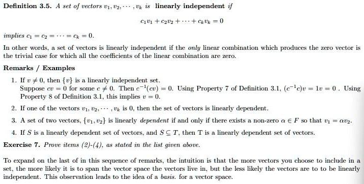 SOLVED: Please answer the exercise. Exercise 7. Prove items (2)-(4), as ...
