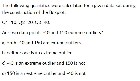 SOLVED:The following quantities were calculated for = given data set during the construction of ...