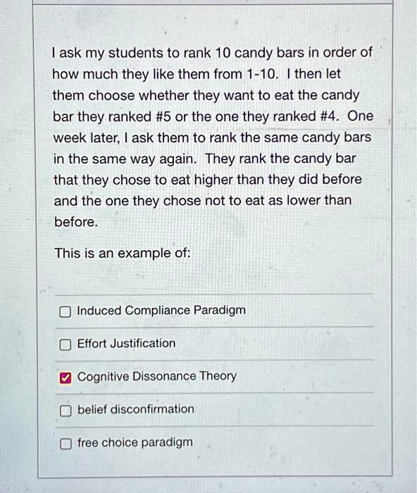 I ask my students to rank 10 candy bars in order of how much they like ...