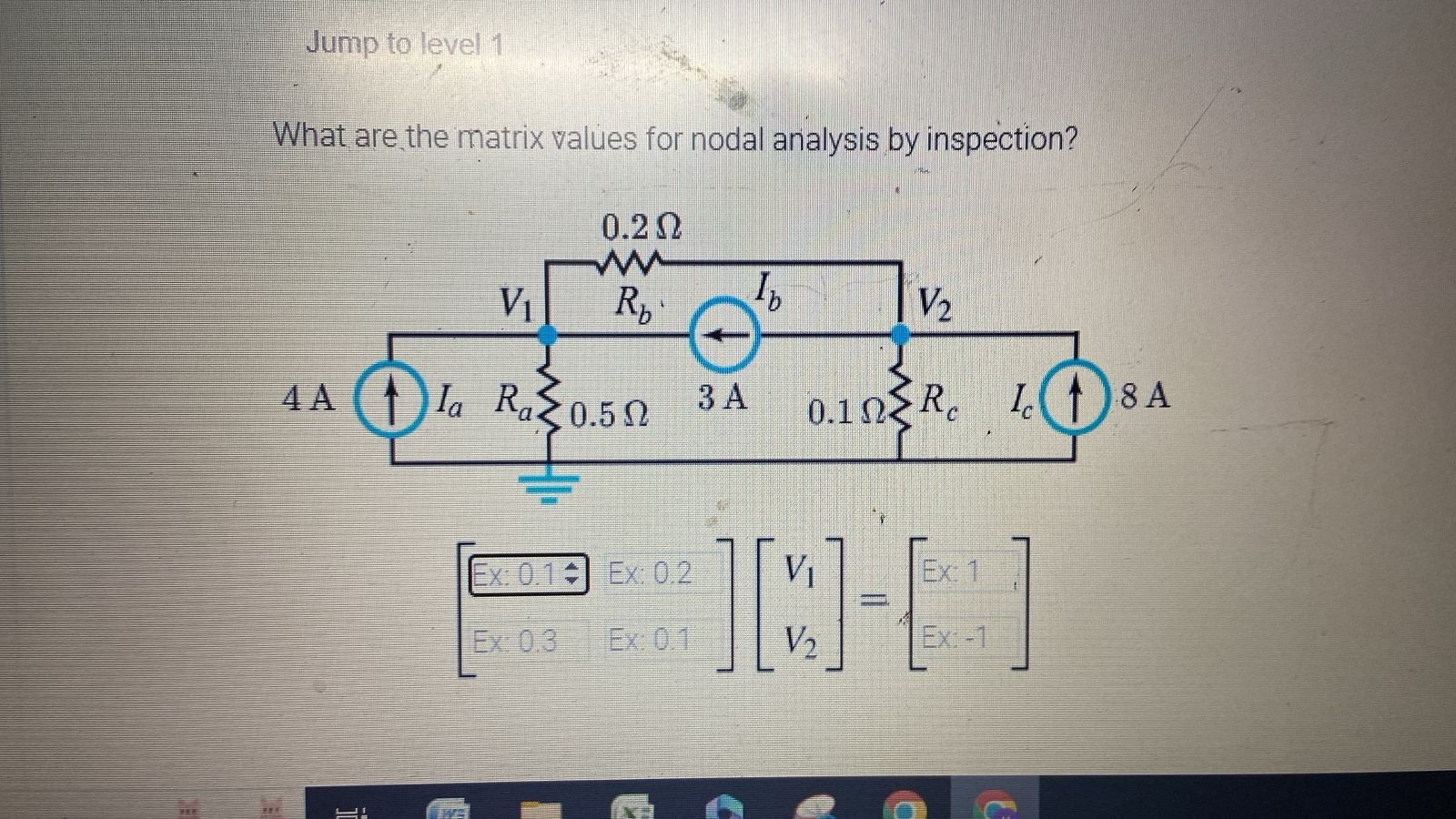 Jump to level 1 What are the matrix values for nodal analysis by ...
