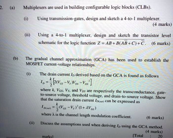 SOLVED: Multiplexers are used in building configurable logic blocks ... SOLVED: Multiplexers are used in building configurable logic blocks ...