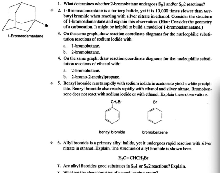 1. What determines whether 2-bromobutane undergoes SN1 and/or SN2 ...