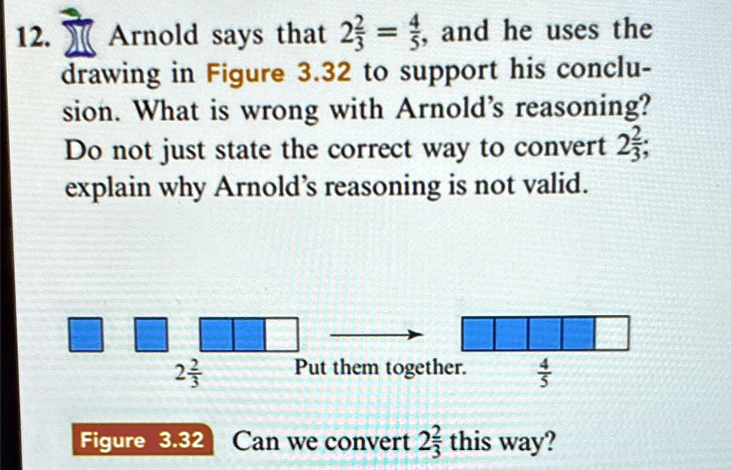 arnold says that 22345 and he uses the drawing in figure 332 to support ...