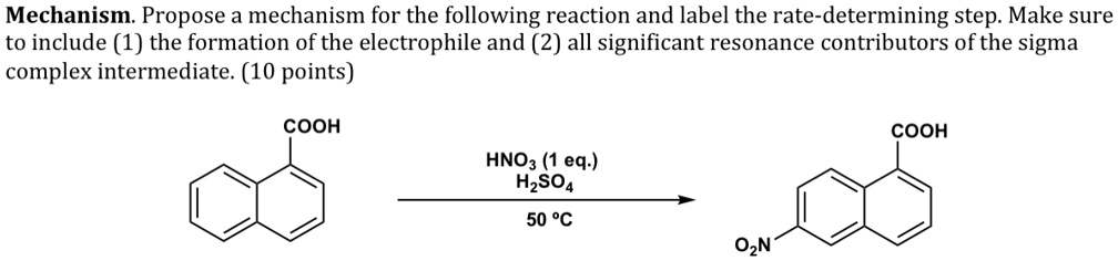 SOLVED:Mechanism. Propose a mechanism for the following reaction and ...