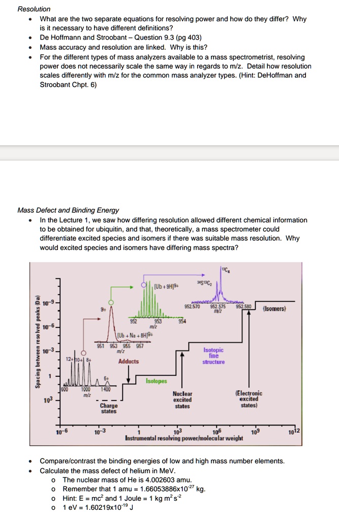 resolution what are the two separate equations for resolving power and ...