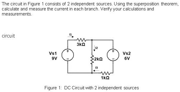 The circuit in Figure 1 consists of 2 independent sources. Using the superposition theorem ...