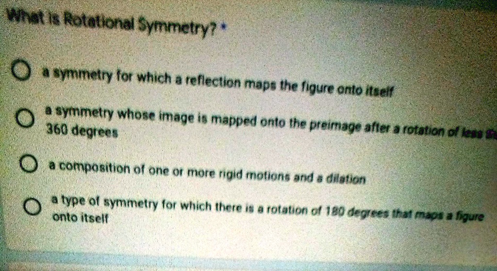 tnt 1 relaticnal symmetry 0 4 yminetry for which a reflection maps uhe iqure onto iltclt ...