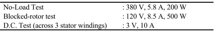 SOLVED: A 3-phase, Y-connected, 50 Hz, 6-pole, 380 V, squirrel-cage ...