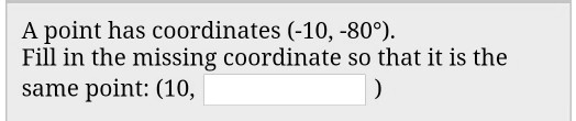 SOLVED: A point has coordinates (-10,-809). Fill in the missing ...