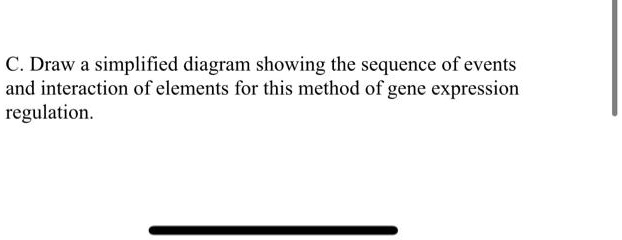 c draw a simplified diagram showing the sequence of events and ...