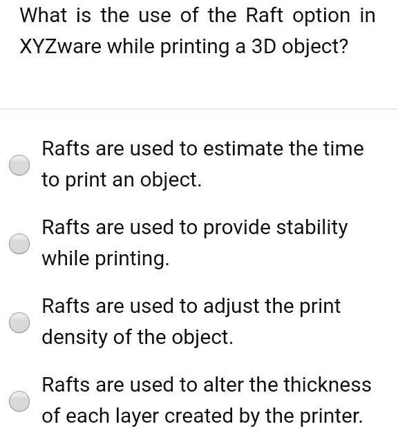 SOLVED: 'answer this plssssss What is the use of the Raft option in ...