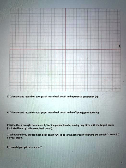 calculate jnd record rrjph mean beak depth the parental generation p ...