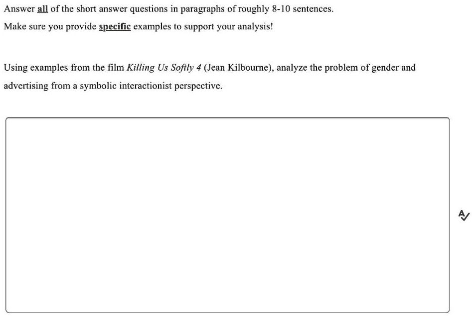 Answer all of the short answer questions in paragraphs of roughly 8-10 ...