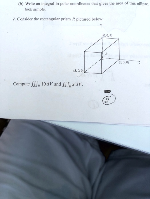 SOLVED: Write an integral in polar coordinates that gives the area of ...