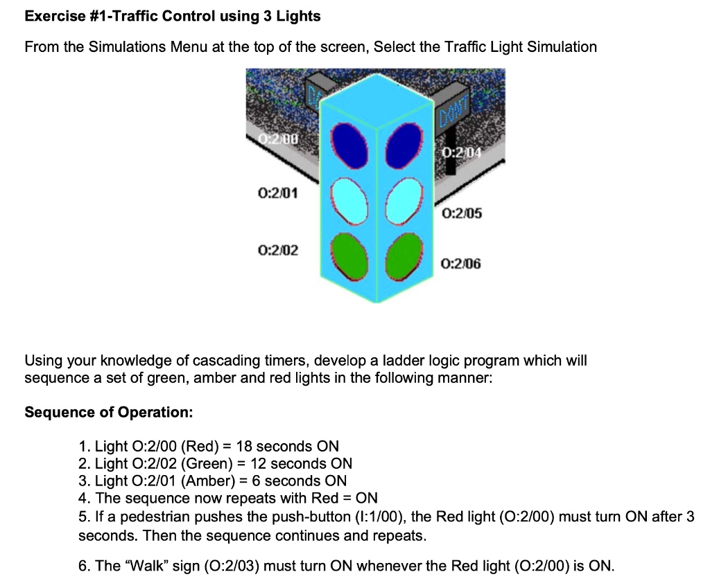 SOLVED: Use LogixPro to create a ladder diagram for the following ...