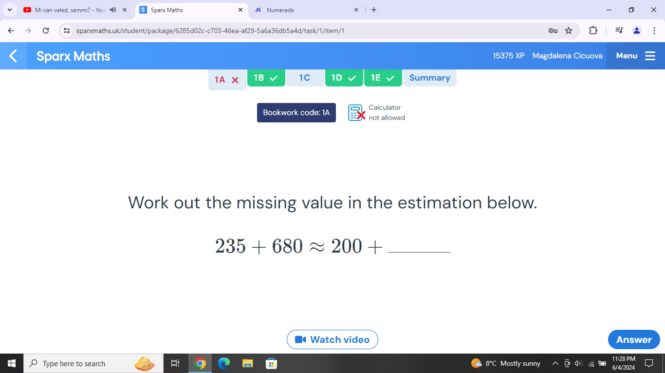 Mi van veled, semmi? - You Sparx Maths Numerade sparxmaths.uk/student/package/6285d02c-c703-46ea ...