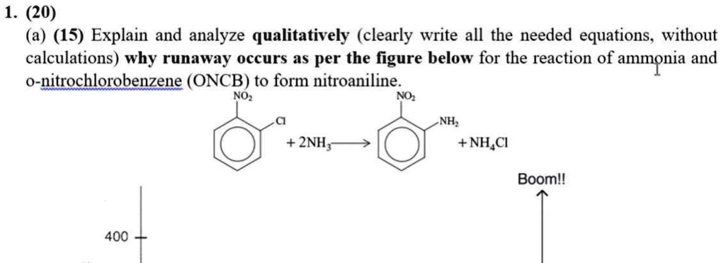 1. (20) (a) (15) Explain and analyze qualitatively (clearly write all the needed equations ...