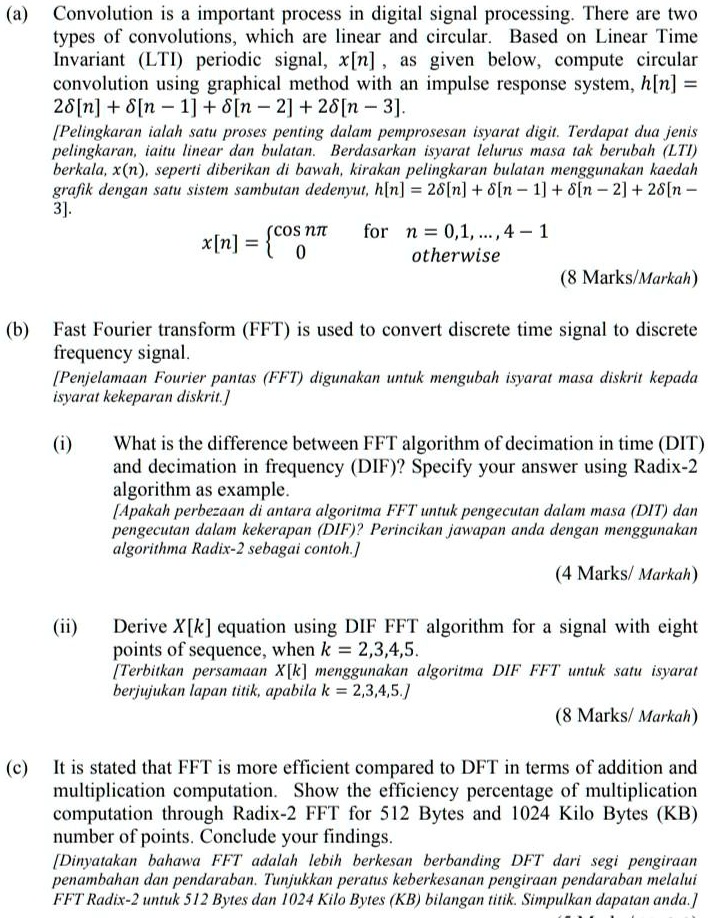 a convolution is a important process in digital signal processing there are two types of ...