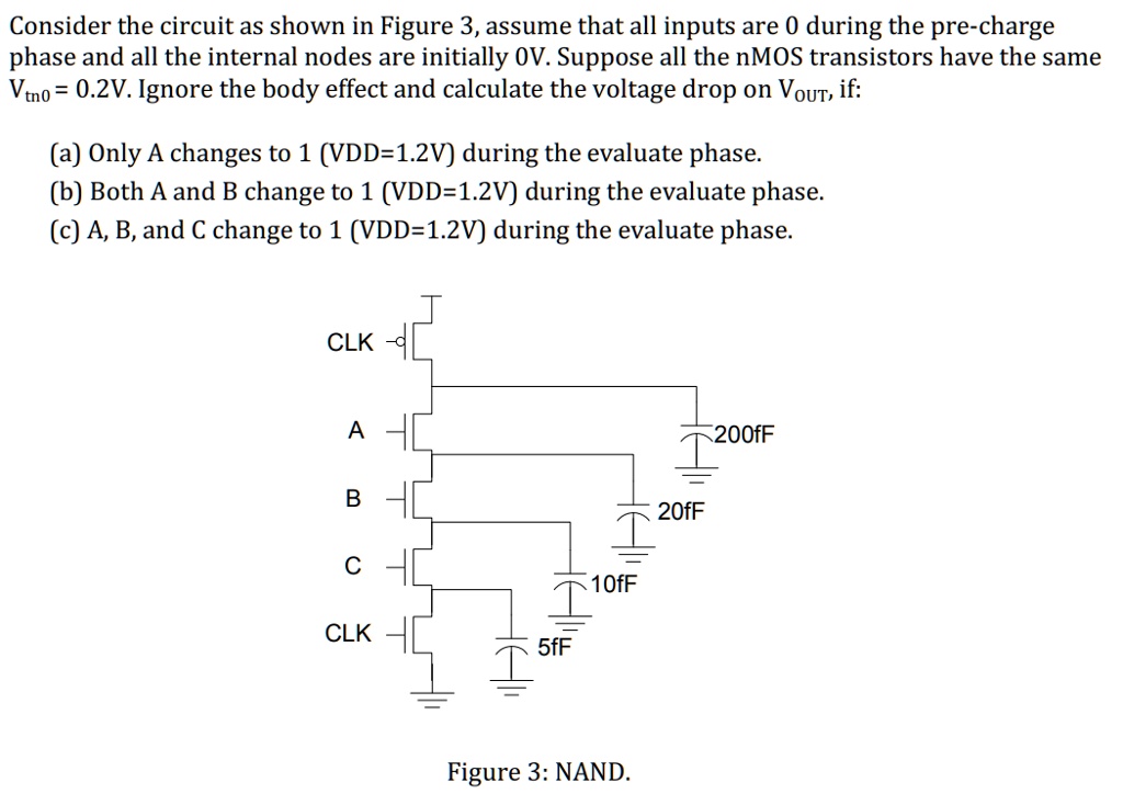SOLVED: Consider the circuit as shown in Figure 3. Assume that all ...