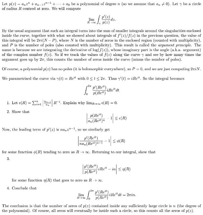 SOLVED: Let Ml = Ï€R^2 be the area of a circle of radius R centered at ...
