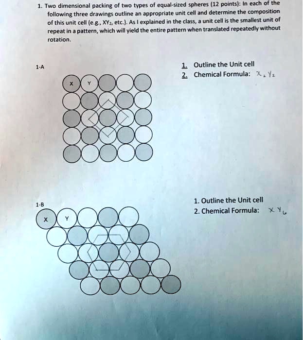 SOLVED: Texts: 1. Two-dimensional packing of two types of equal-sized ...