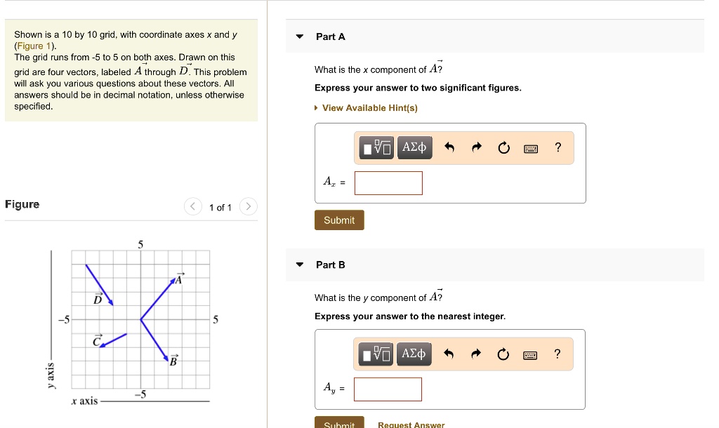 SOLVED: Shown is a 10 by 10 grid, with coordinate axes. (Figure 1) The ...