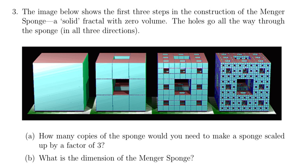 SOLVED:3 The image below shows the first three steps in the ...