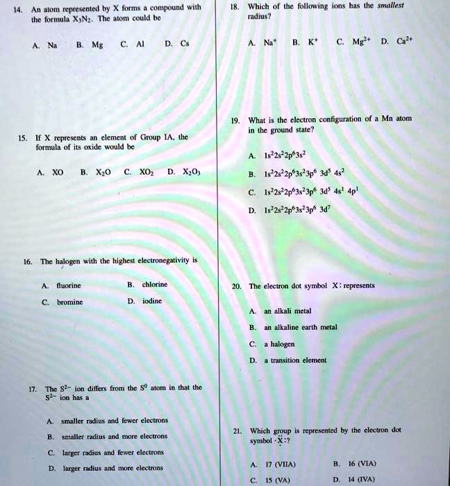 SOLVED: An MLcll rcpresented by X forms compeund wuth thc totmula XN ...