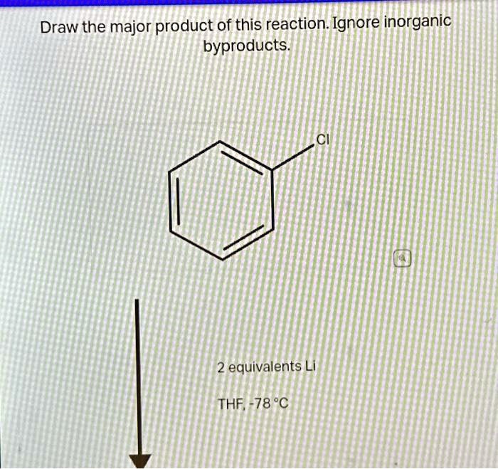 SOLVED: Draw the major product of this reaction. Ignore inorganic ...