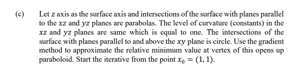 SOLVED: "how to solve this question? Let z axis as the surface axis and ...