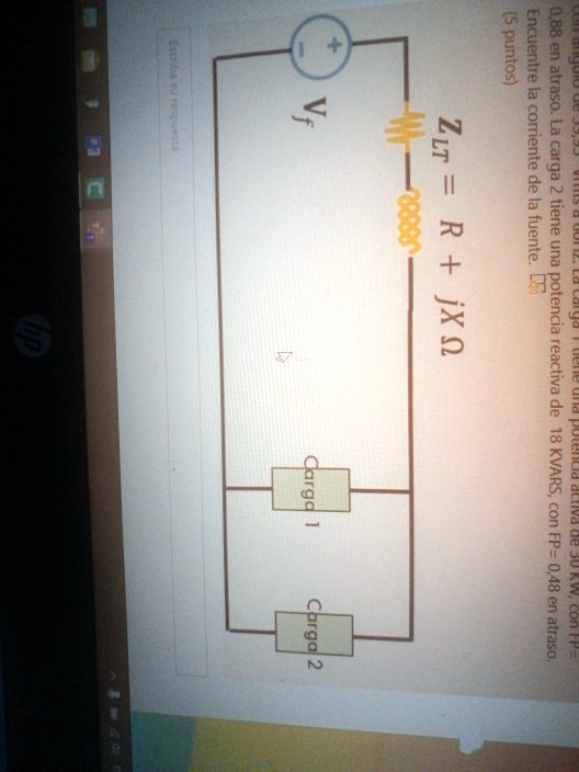 SOLVED: Two loads are fed from one source through a transmission line ...