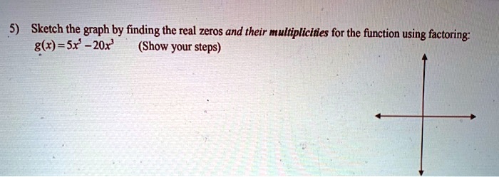 5 sketch the graph by finding the real zeros and their multiplicities ...