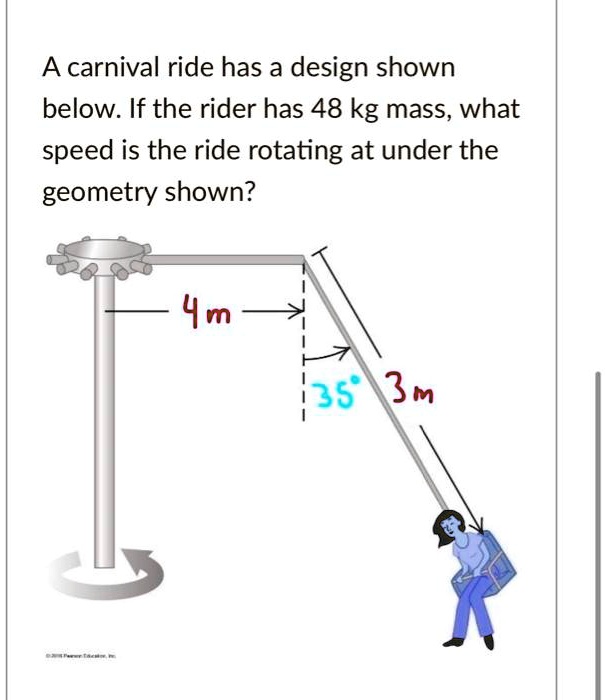 SOLVED: A carnival ride has a design shown below. If the rider has 48 ...