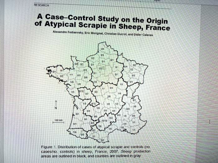 SOLVED: Case-Control Study on the Origin of Atypical Scrapie in Sheep ...