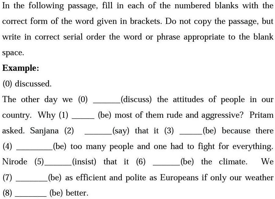 SOLVED: 'Please answer the question in the attachment above In the following passage, fill in ...